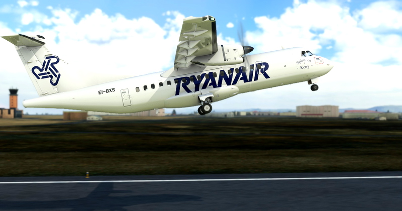 Ryanair "1990s livery" "Spirit of Kerry" Hans Hartmann ATR 42-600 对于 ...