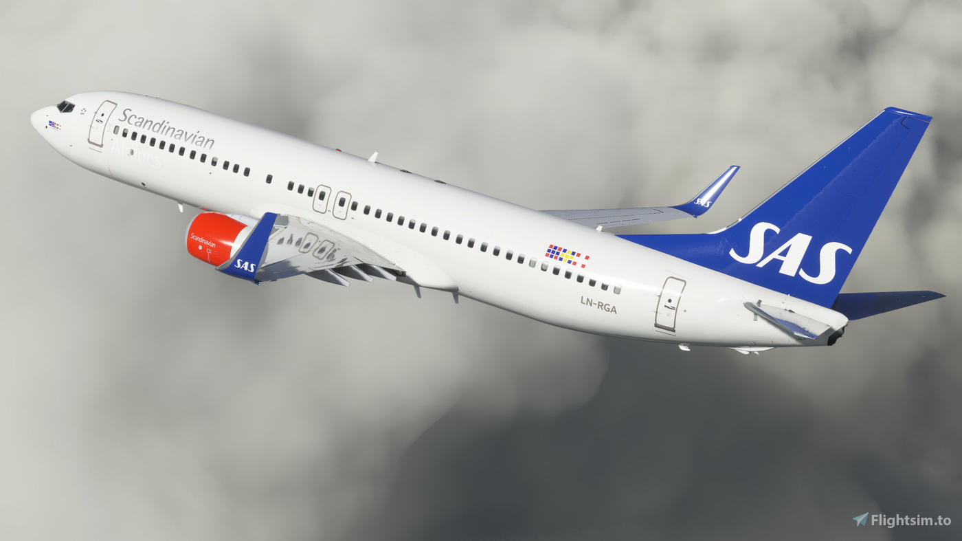 SAS | Pack | PMDG 737-800 for Microsoft Flight Simulator | MSFS