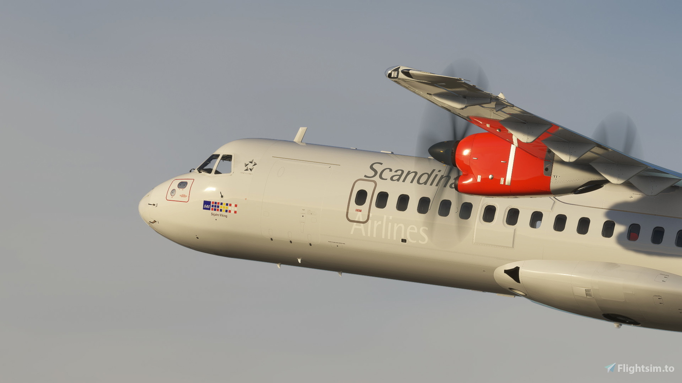 Scandinavian Airlines (JetTime) | OY-JZF | Asobo ATR 72-600 for ...