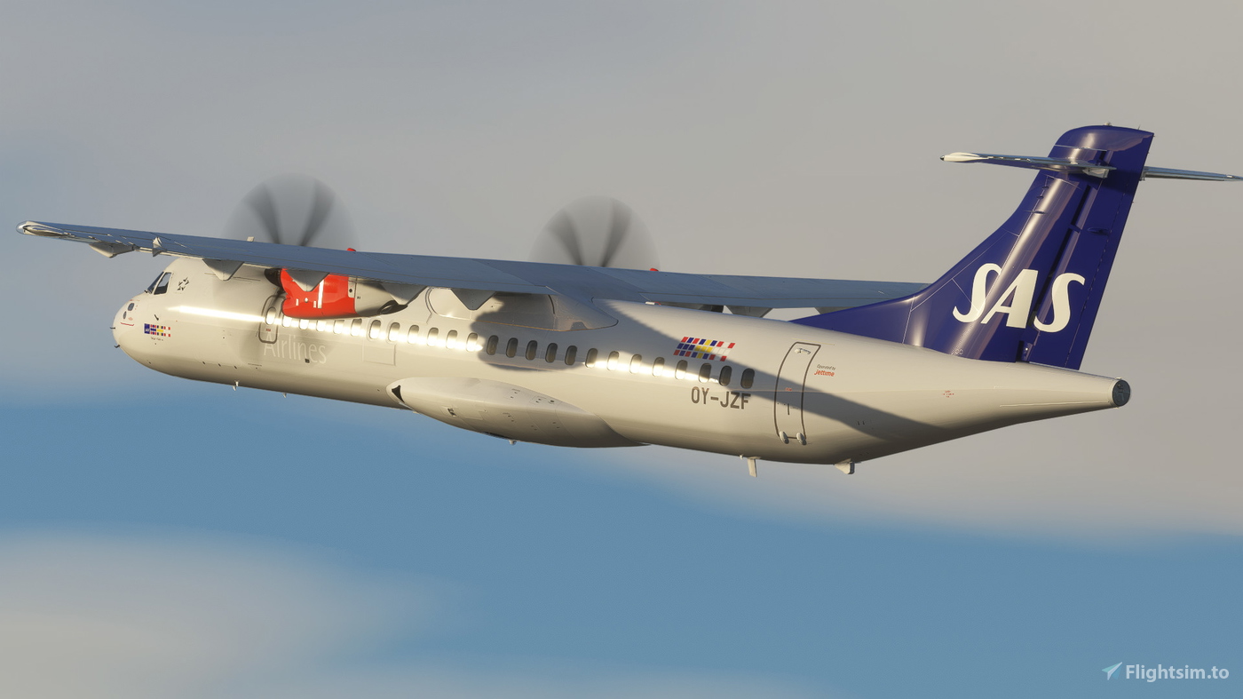 Scandinavian Airlines (JetTime) | OY-JZF | Asobo ATR 72-600 for ...
