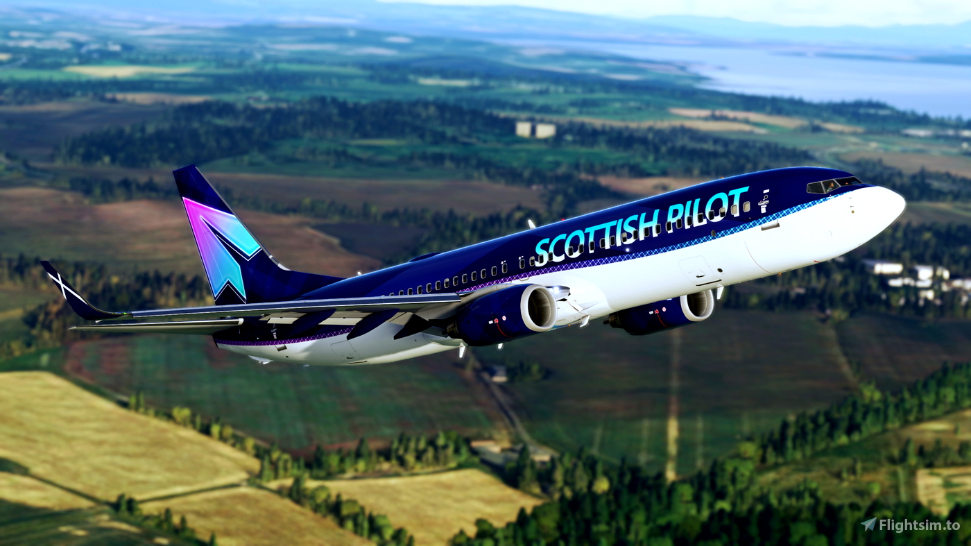 Scottish_Pilot Blue 8K package - PMDG 737-800 + BBJ2 pour Microsoft ...