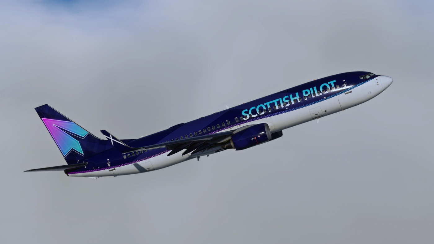Scottish_Pilot Blue 8K package - PMDG 737-800 + BBJ2 for Microsoft ...