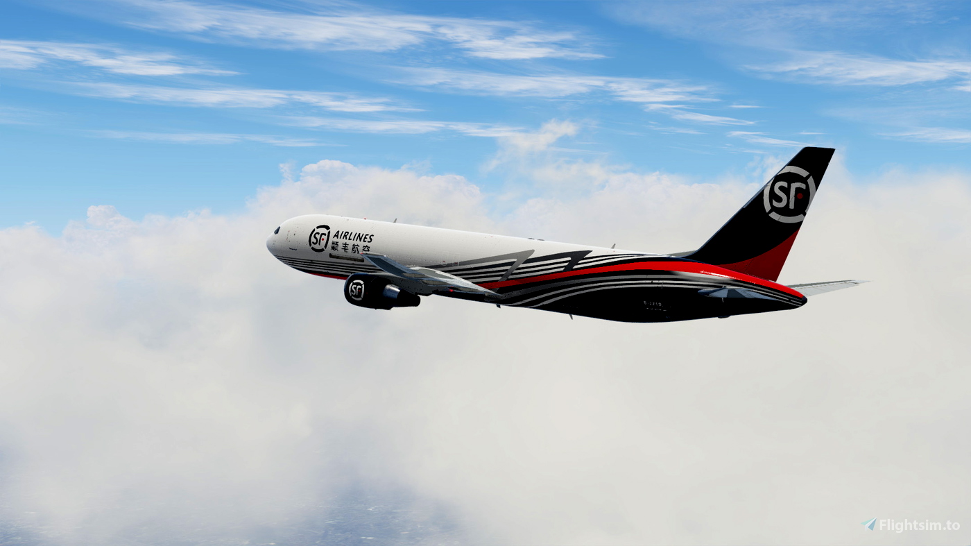 SF AIRLINES Boeing 767-375(ER)(BCF) B-221D 顺丰航空 for Microsoft Flight ...