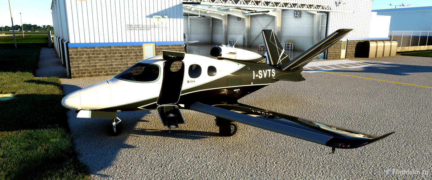 SF50 Vision Jet G2 Arrivee fictional livery I-SVTS & Custom reg. for ...