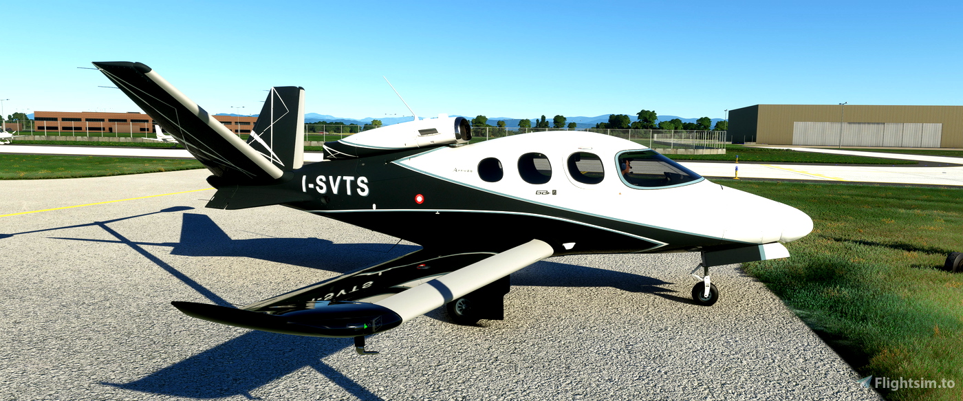 SF50 Vision Jet G2 Arrivee fictional livery I-SVTS & Custom reg. for ...