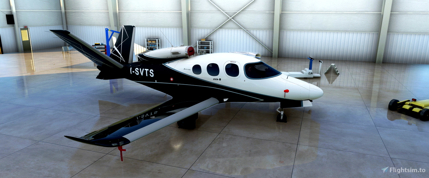 SF50 Vision Jet G2 Arrivee fictional livery I-SVTS & Custom reg. for ...
