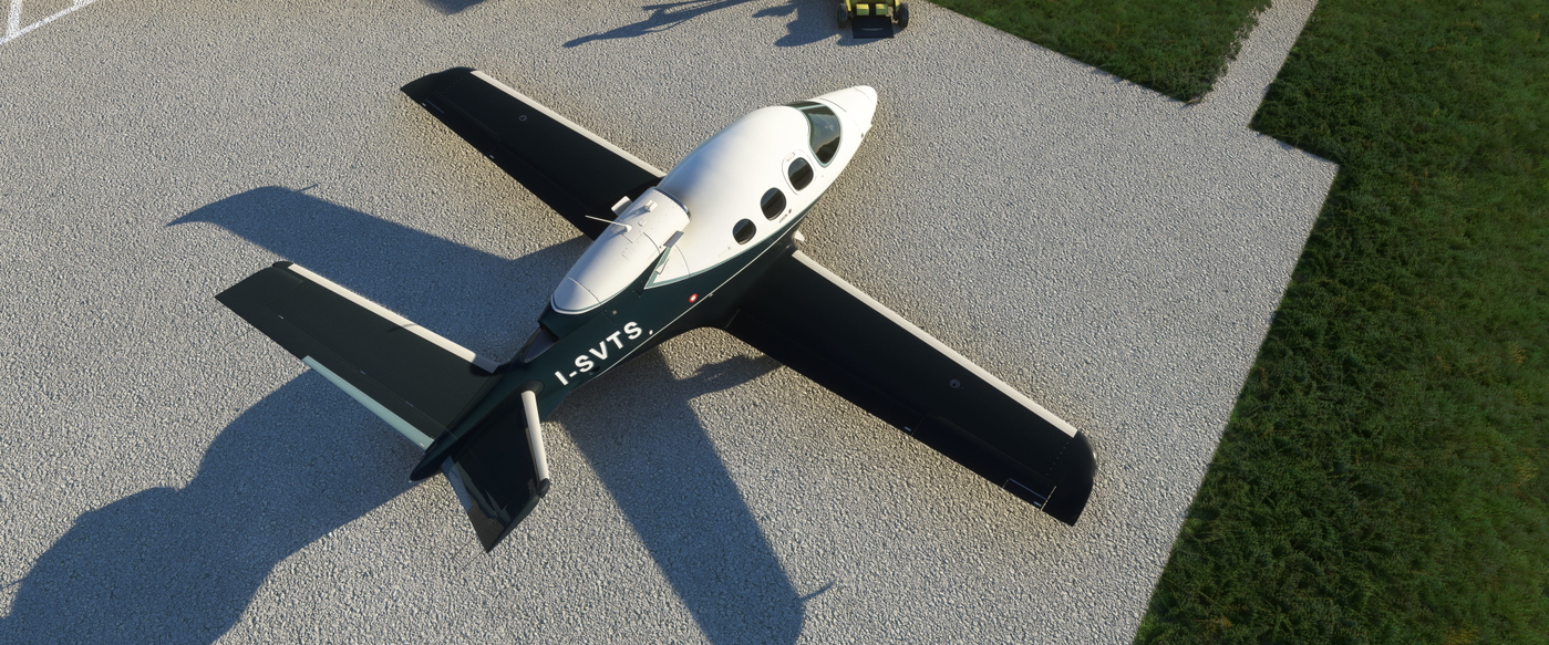 SF50 Vision Jet G2 Xi fictional livery I-SVTS & Custom reg. for ...