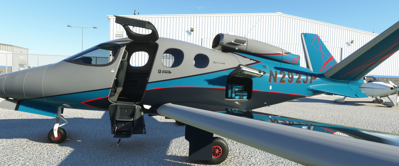 SF50 Vision Jet G2 N292JP & Custom reg. for Microsoft Flight Simulator ...