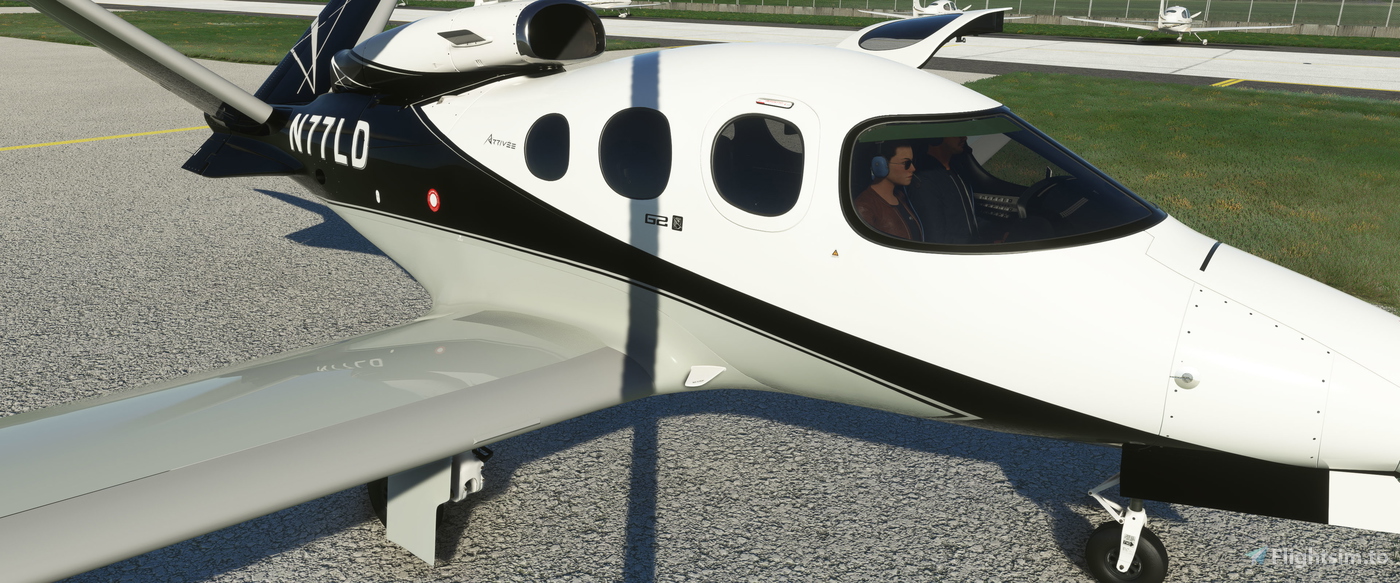 SF50 Vision Jet G2 N77LD & Custom reg. for Microsoft Flight Simulator ...