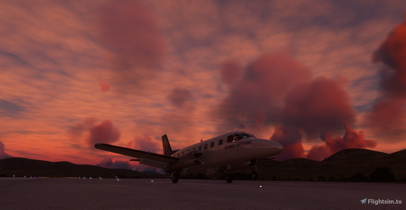 Sharp Airlines EMB-110P1 bandeirante for Microsoft Flight Simulator | MSFS