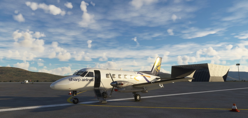Sharp Airlines EMB-110P1 bandeirante for Microsoft Flight Simulator | MSFS