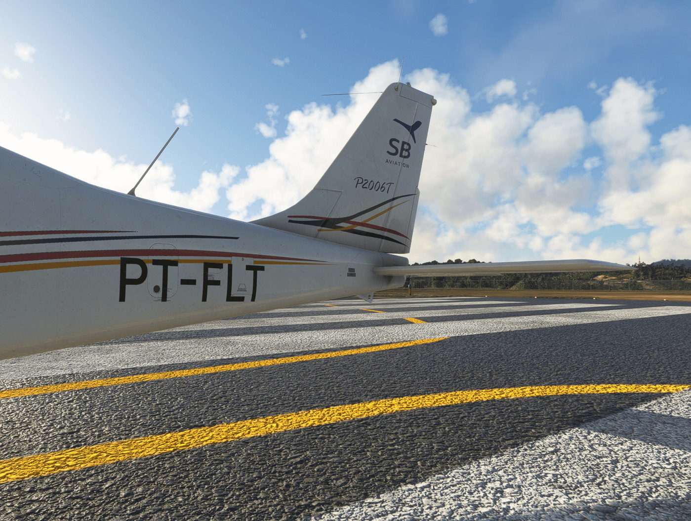 Sierra Bravo Aviation PT-FLT | Tecnam P2006T FSS | 4K 对于 Microsoft ...