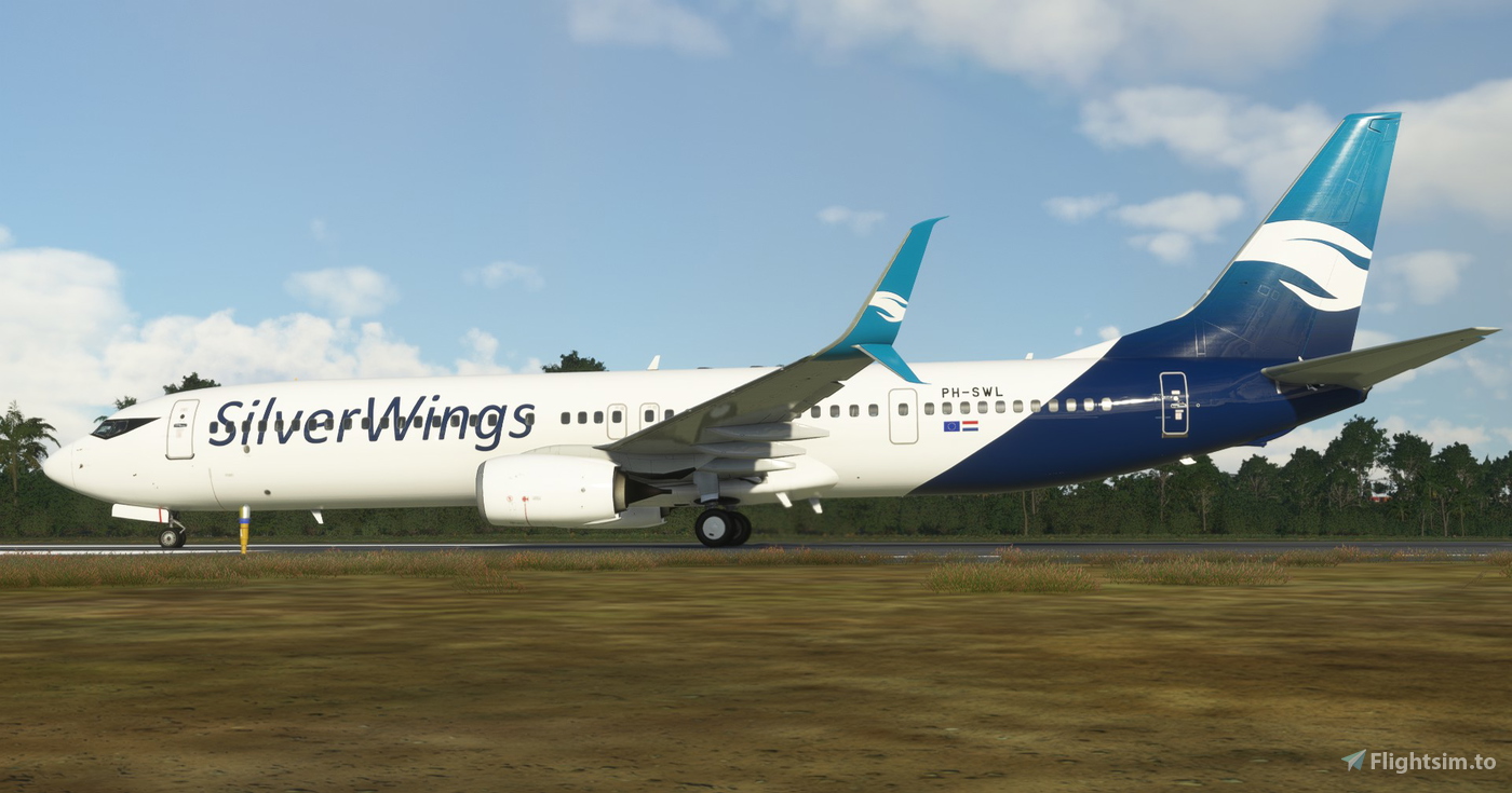 SilverWings PMDG B737-900ER Scimitar winglets 对于 Microsoft Flight ...