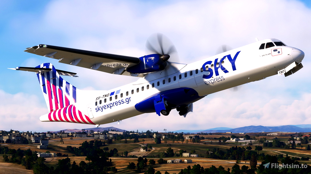 Sky Express (SX-TNO) - Asobo ATR 72-600 for Microsoft Flight Simulator | MSFS