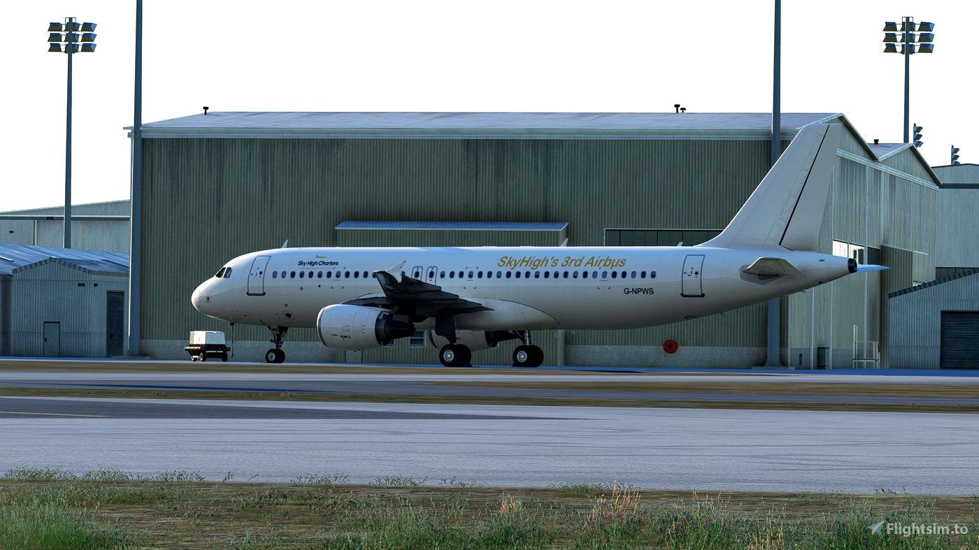 SkyHigh UK (G-NPWS 3rd Airbus Livery) for Microsoft Flight Simulator | MSFS