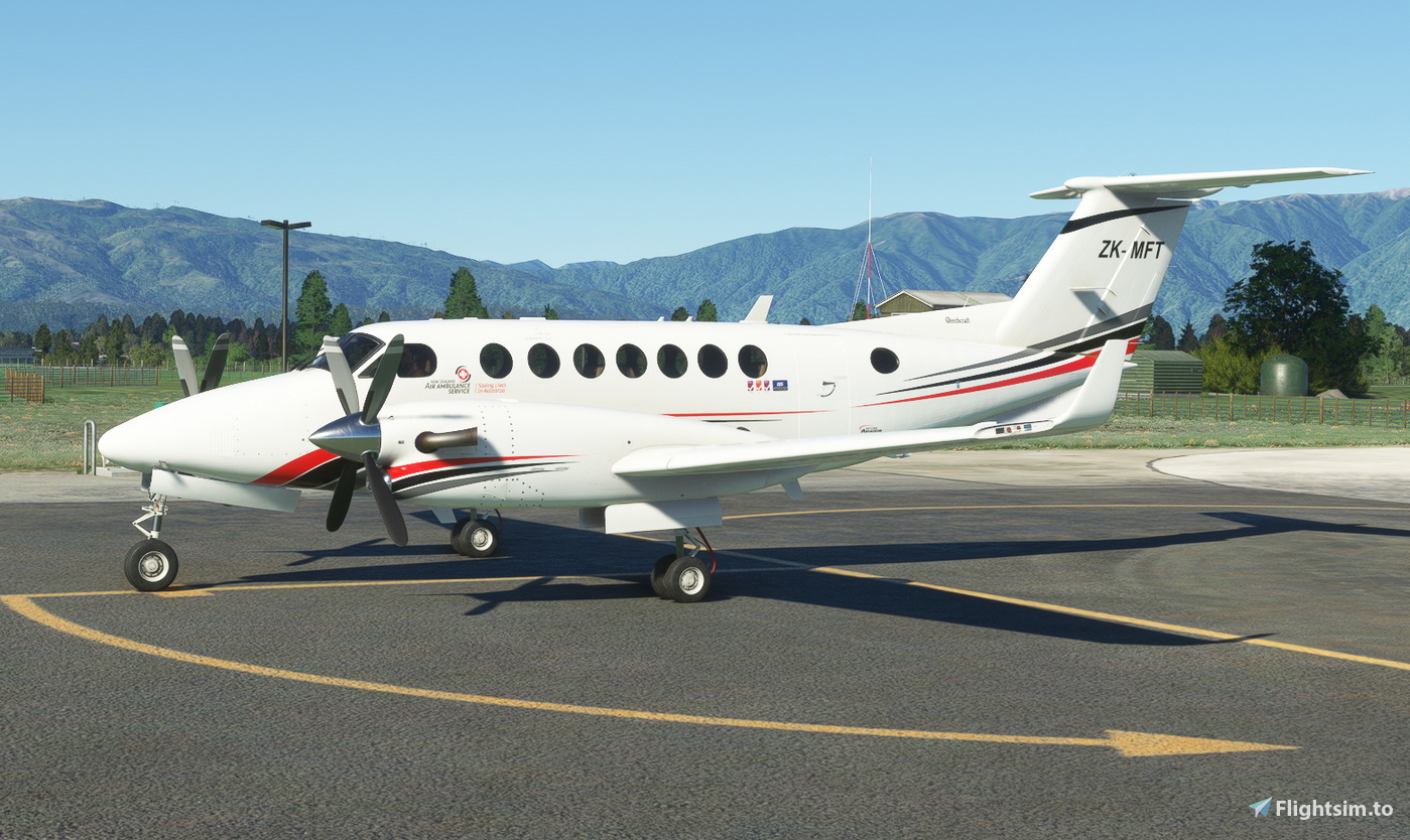 Skyline Aviation ZK-MFT (New Zealand) | Asobo Beechcraft King Air B350i ...