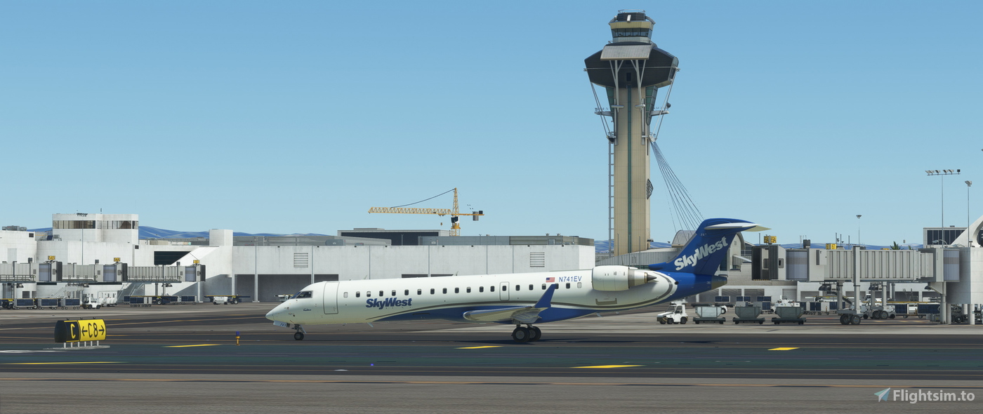 Skywest Airlines (N741EV) - Aerosoft CRJ-700 for Microsoft Flight ...
