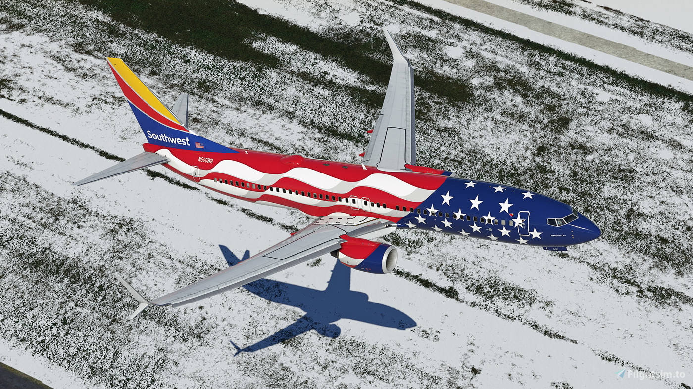 Southwest Airlines "Freedom One" w/Cabin PMDG 737-8H4 for Microsoft ...