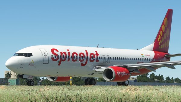 Spicejet B737-800 Livery Pack (4K) for Microsoft Flight Simulator | MSFS