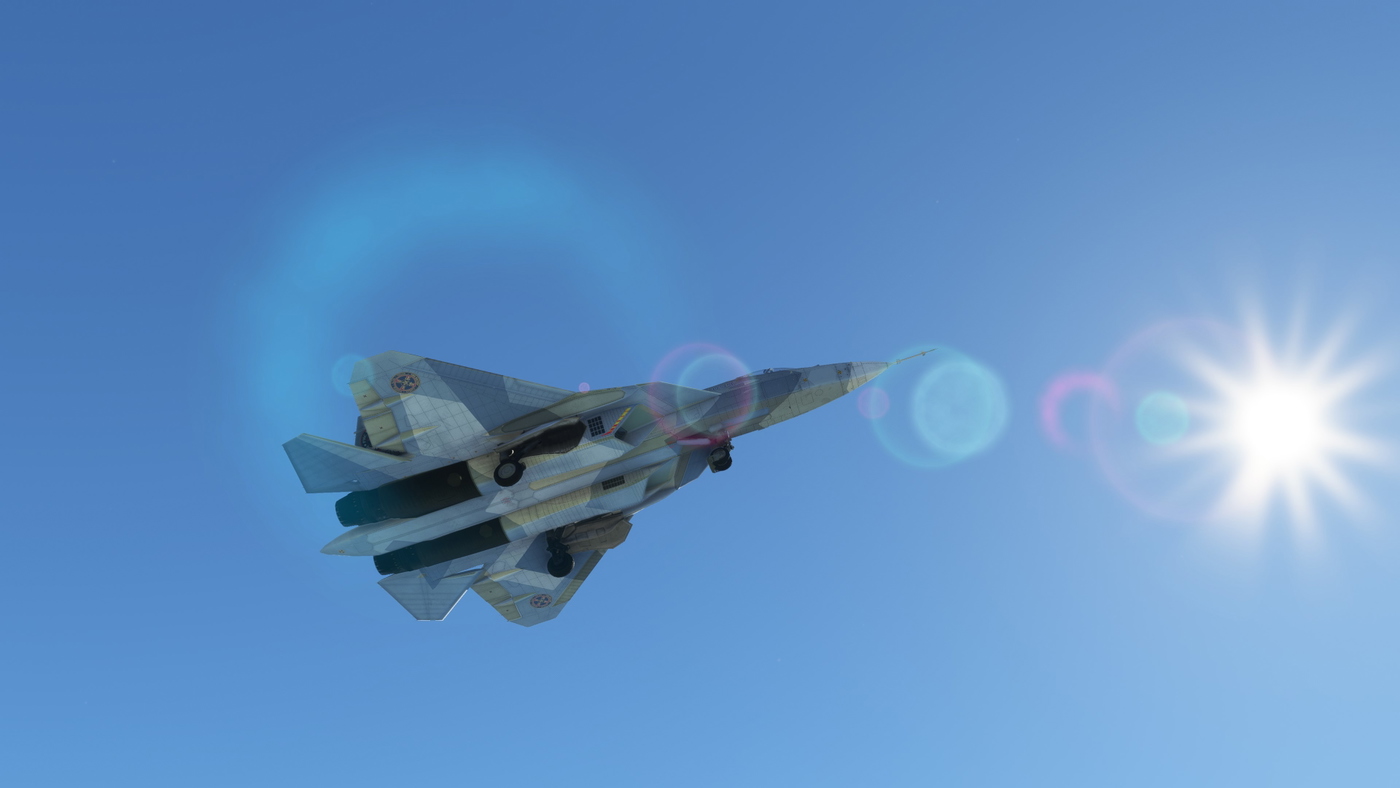 SU57 Livery of a PMC para Microsoft Flight Simulator | MSFS