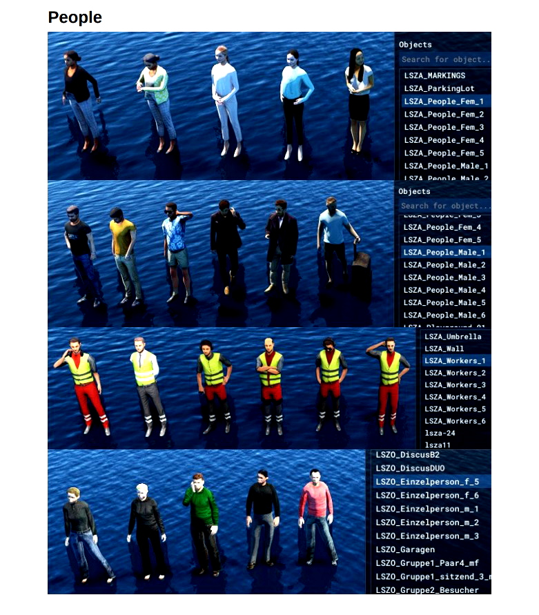 SU7(GOTY) & SU11(40th AE) Categorised Scenery Asset Visual Reference ...