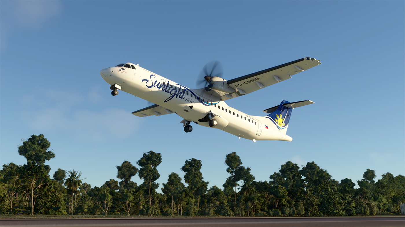 Sunlight Air Asobo ATR 72-600 RP-C 6683 pour Microsoft Flight Simulator ...