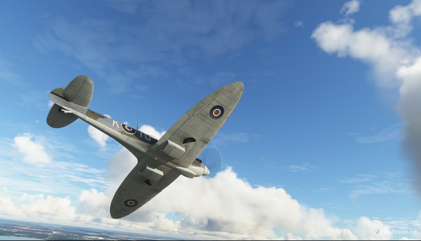 Supermarine Spitfire Mk.IXc VH-IUK YO-K for Microsoft Flight Simulator ...
