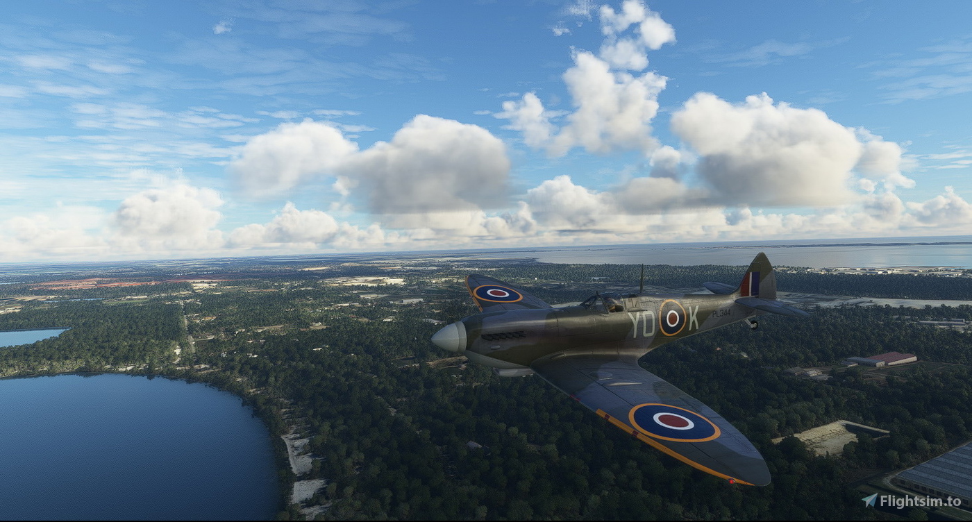 Supermarine Spitfire Mk.IXc VH-IUK YO-K for Microsoft Flight Simulator ...