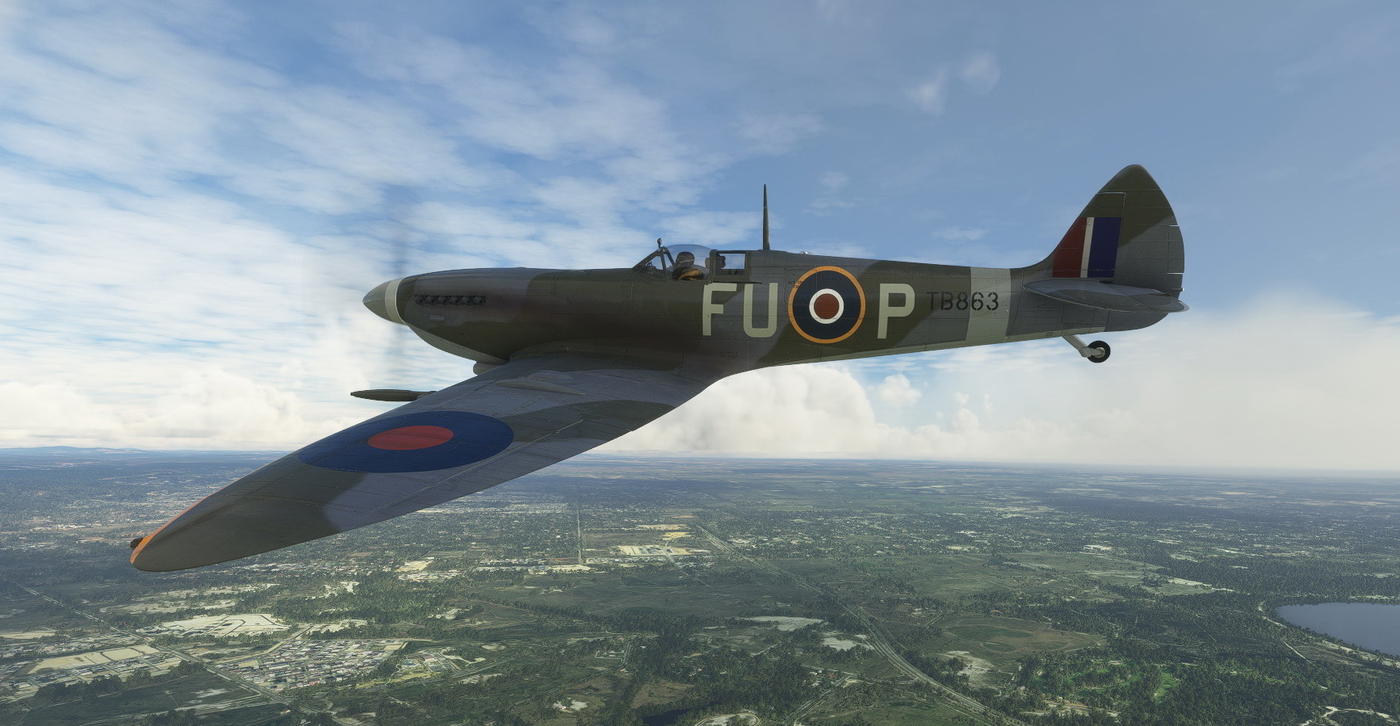 Supermarine Spitfire Mk.IXc VH-XVI FU-P 对于 Microsoft Flight Simulator ...