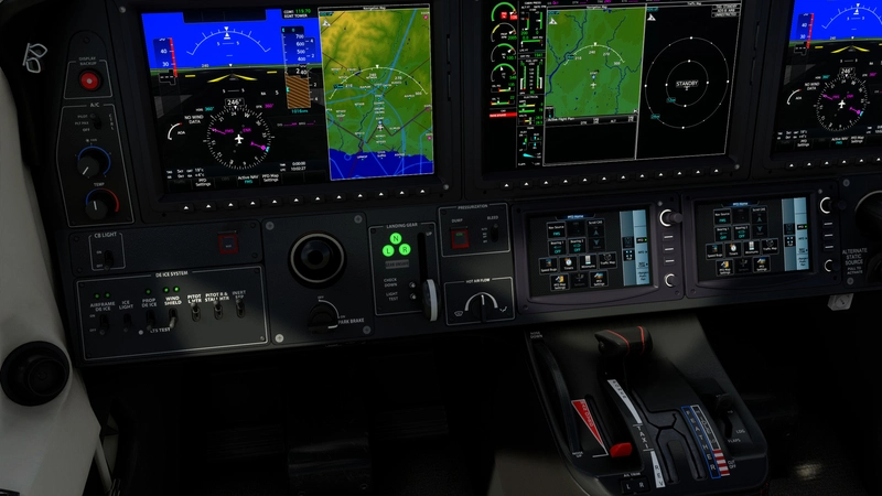 TBM930 - LVars for Bleed Air, Inert Sep and Cabin Lights for Microsoft Flight Simulator | MSFS