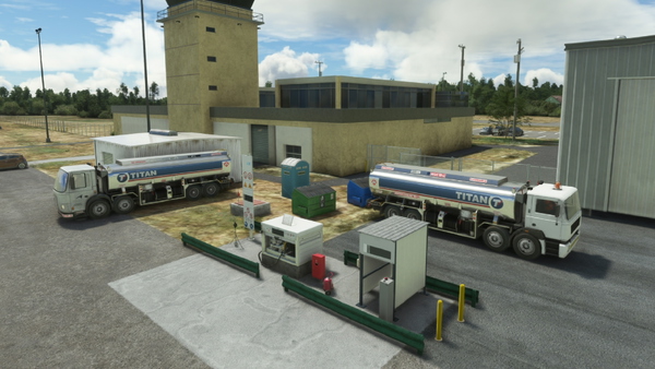 SAF Fuel Truck Replacement Generic Blue for Microsoft Flight Simulator ...