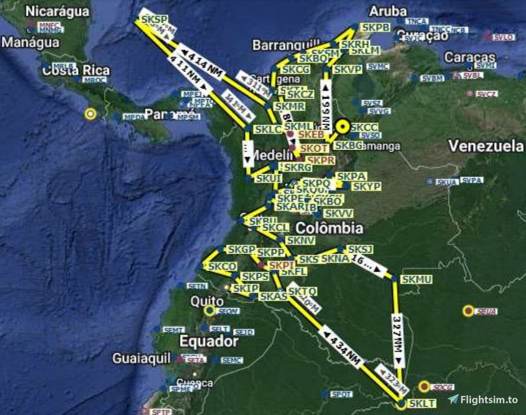 Tour pela Colômbia for Microsoft Flight Simulator | MSFS