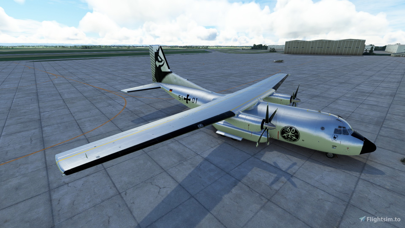 Transall C-160 "60th anniversary LTG61" for Microsoft Flight Simulator | MSFS