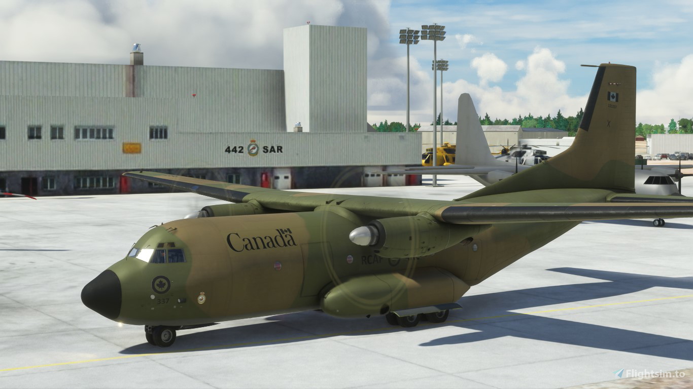 Transall C-160 RCAF Livery Camouflage for Microsoft Flight Simulator | MSFS