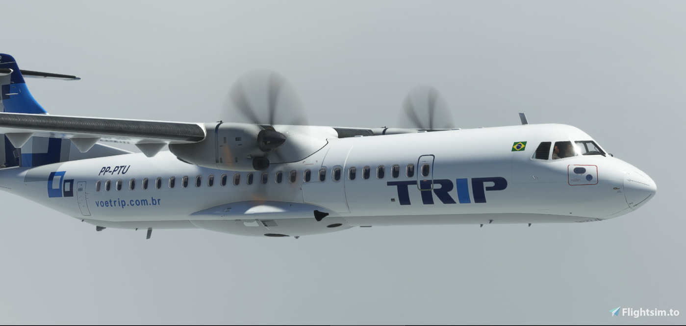 TRIP | PP-PTU | Asobo ATR 72-600 | 8K for Microsoft Flight Simulator | MSFS