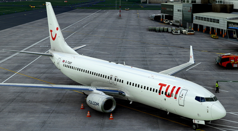 TUI UK B738 G-TUKF (8K) 对于 Microsoft Flight Simulator | MSFS