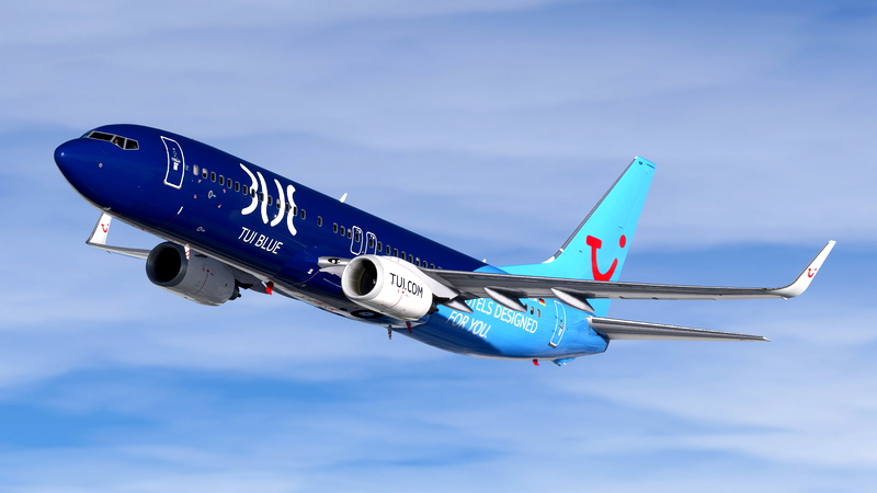 Tuifly [D-ABKM Blue] w/Cabin PMDG B737-800 for Microsoft Flight ...