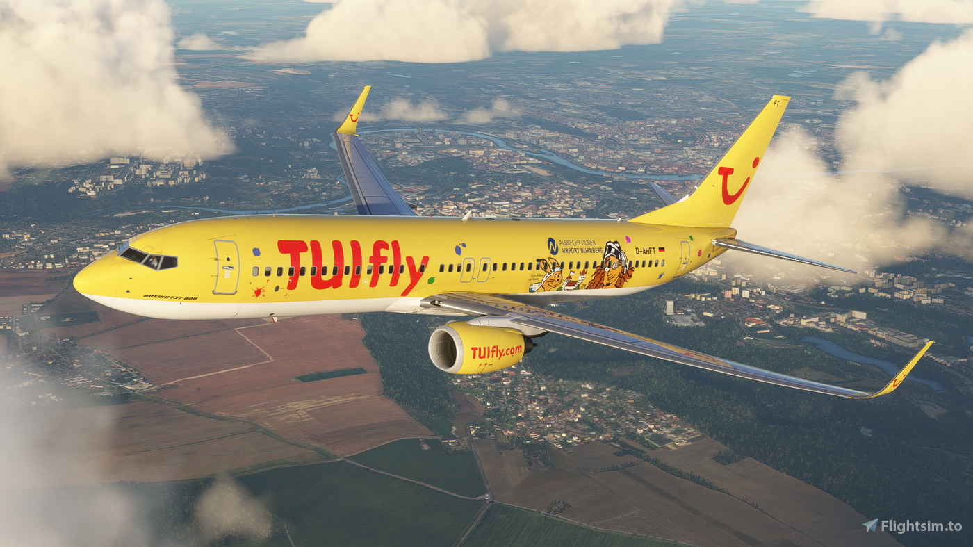 Tuifly [Yellow-Pack] w/Cabin PMDG B737-800 for Microsoft Flight ...