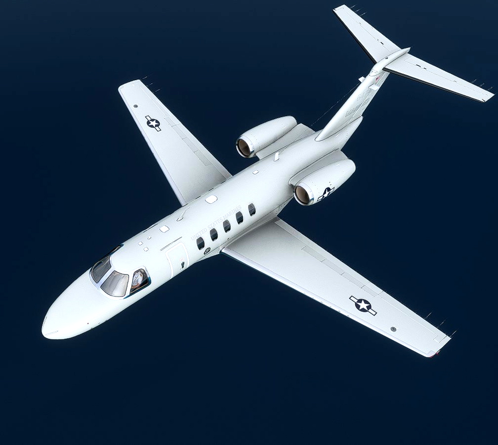 UC-35 Livery and Flight Model for CITATION CJ4 para Microsoft Flight ...