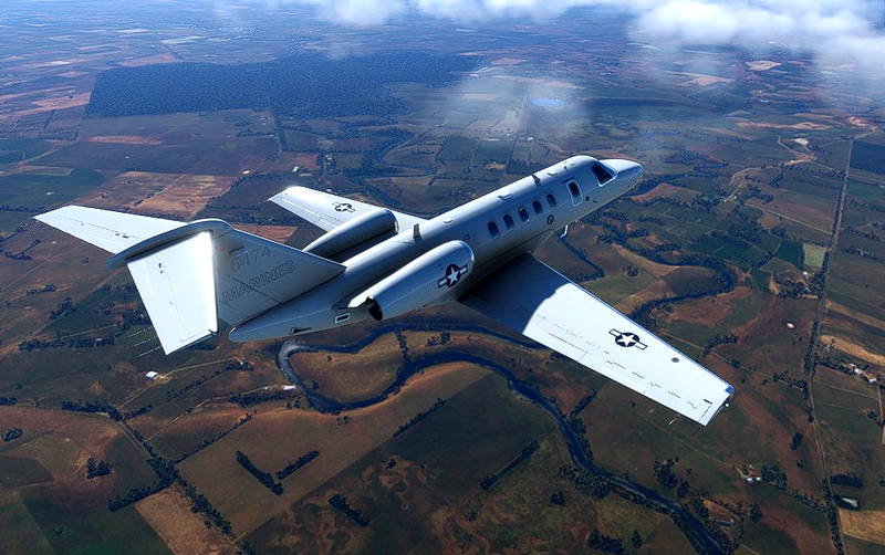 UC-35 Livery and Flight Model for CITATION CJ4 for Microsoft Flight ...