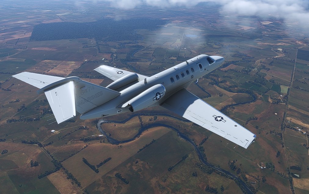 UC-35 Livery and Flight Model for CITATION CJ4 for Microsoft Flight ...