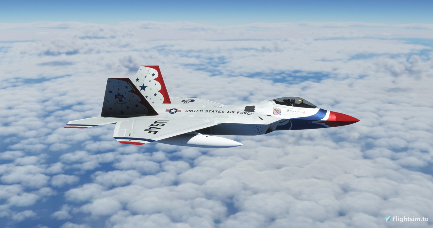 US Air Force / USAF "ThunderBirds 1" "Dawn M. Dunlop" Top Mach Studios ...