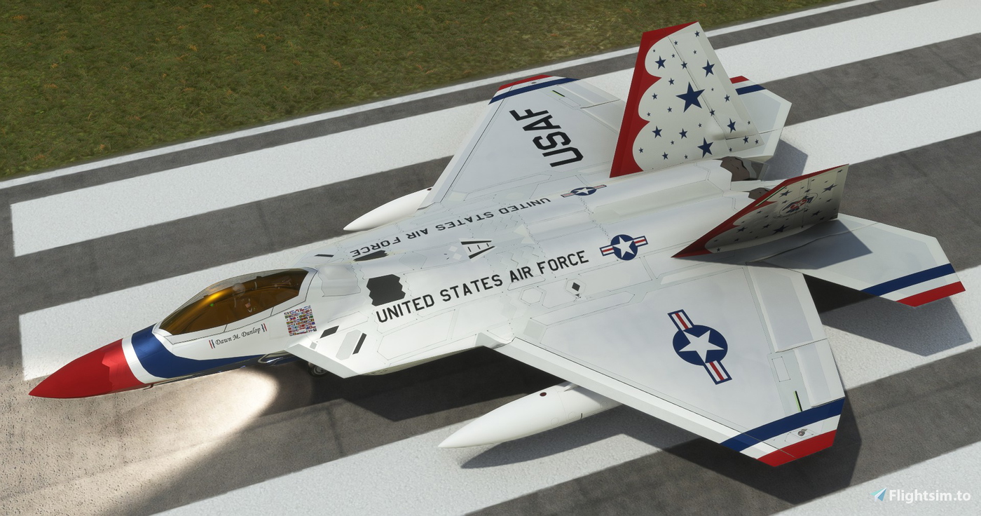 US Air Force / USAF "ThunderBirds 1" "Dawn M. Dunlop" Top Mach Studios ...
