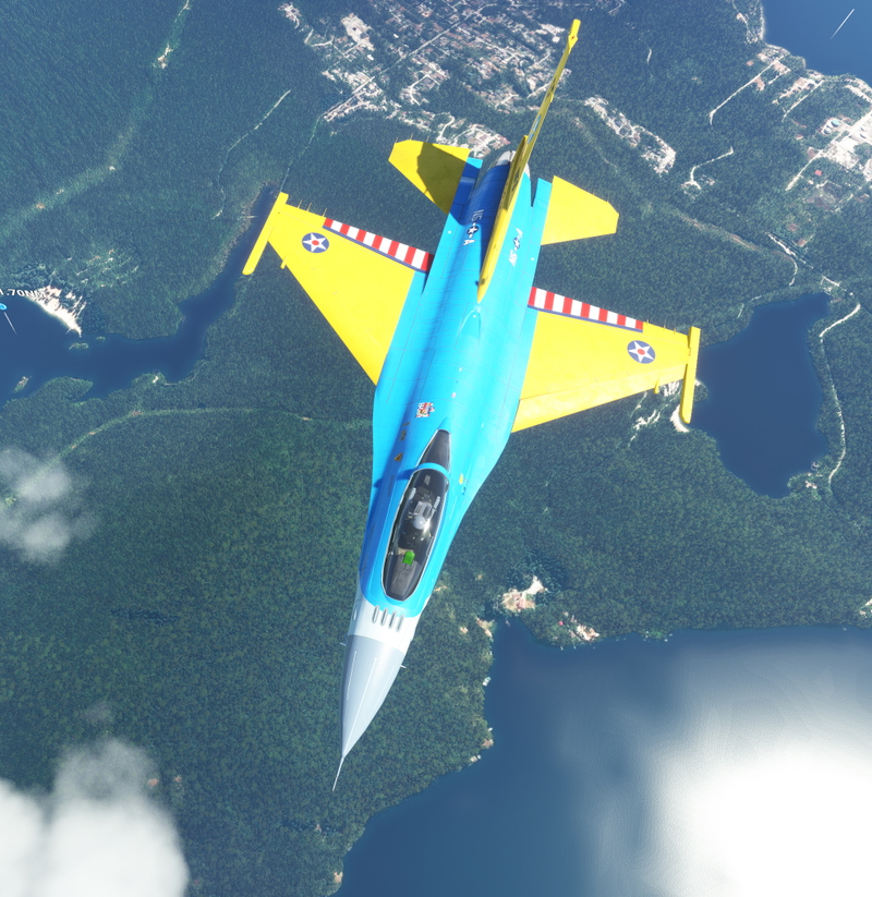 USAF ANG 111FS 90th Anniversary Livery for SC Designs F-16C Viper for ...