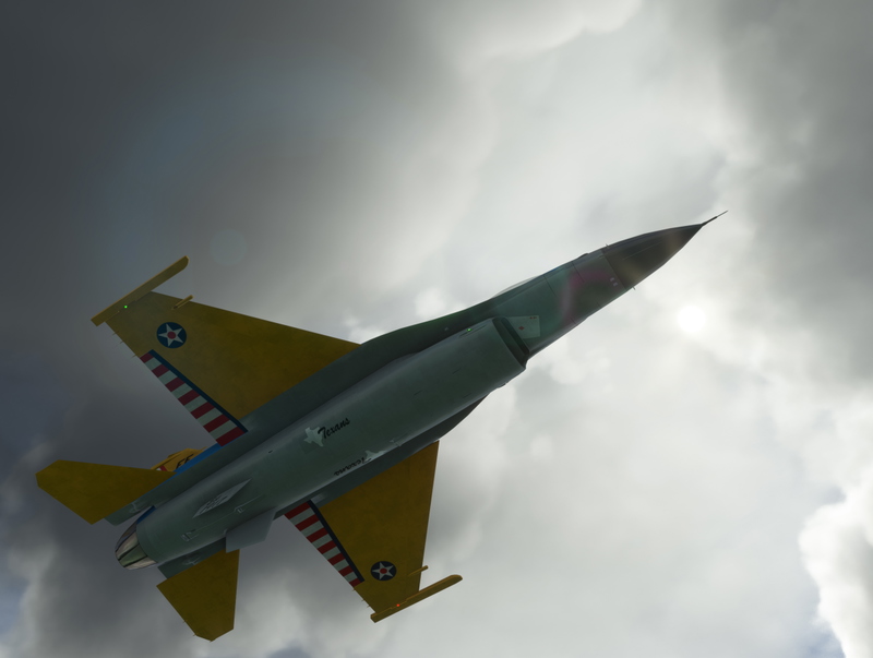 USAF ANG 111FS 90th Anniversary Livery for SC Designs F-16C Viper for ...