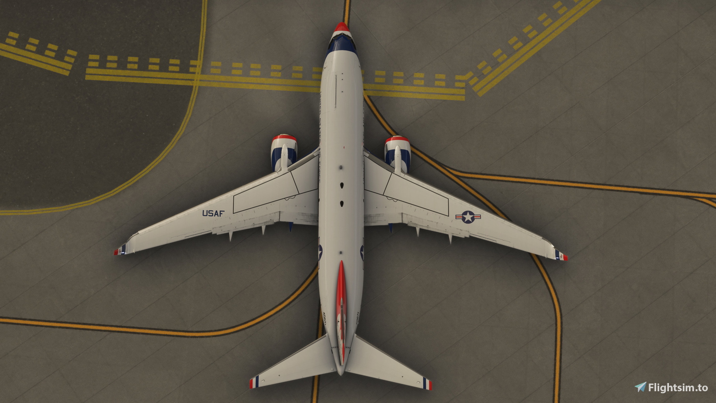 USAF Thunderbirds C40 Support (Fictional) PMDG 737-700BDSF for ...
