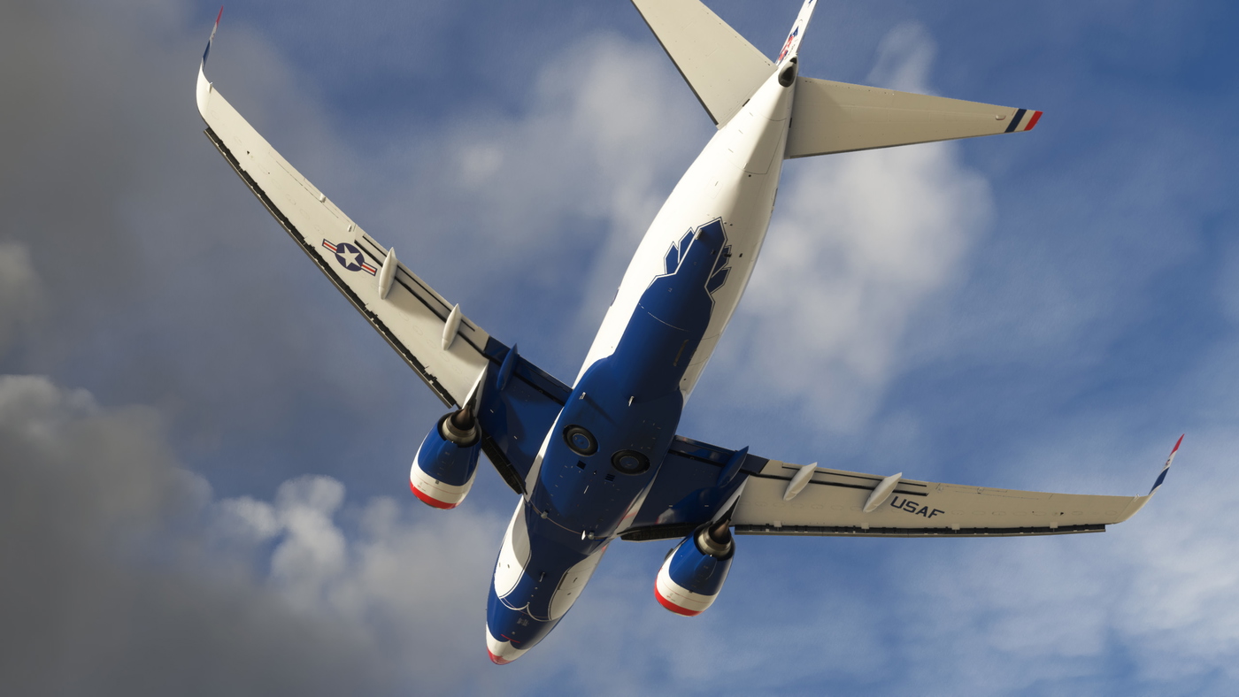 USAF Thunderbirds C40 Support (Fictional) PMDG 737-700BDSF for ...