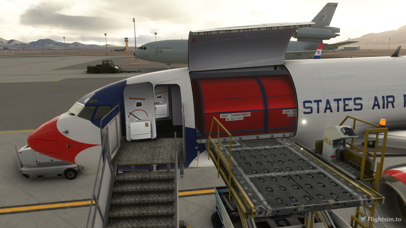 USAF Thunderbirds C40 Support (Fictional) PMDG 737-700BDSF for ...