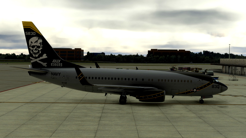 USN C40 165830 (Fictional Jolly Rogers Tribute) for Microsoft Flight ...