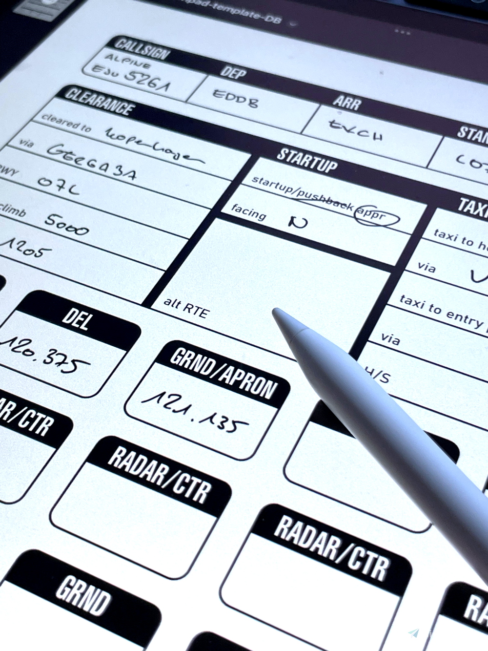 VATSIM Scratchpad Template para Microsoft Flight Simulator | MSFS